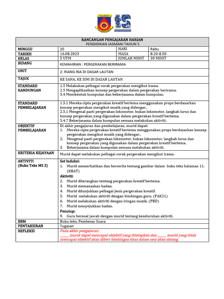 Unit 2 Riang Ria Di Dasar Lautan | PDF