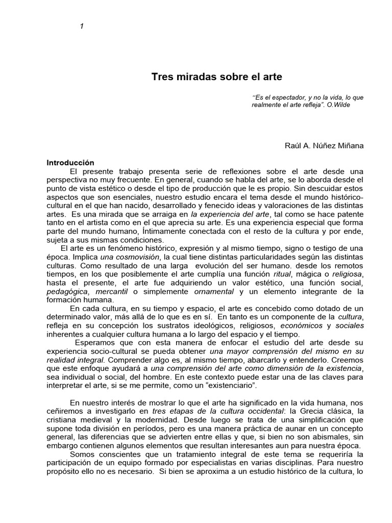 Miradas Del Arte | PDF