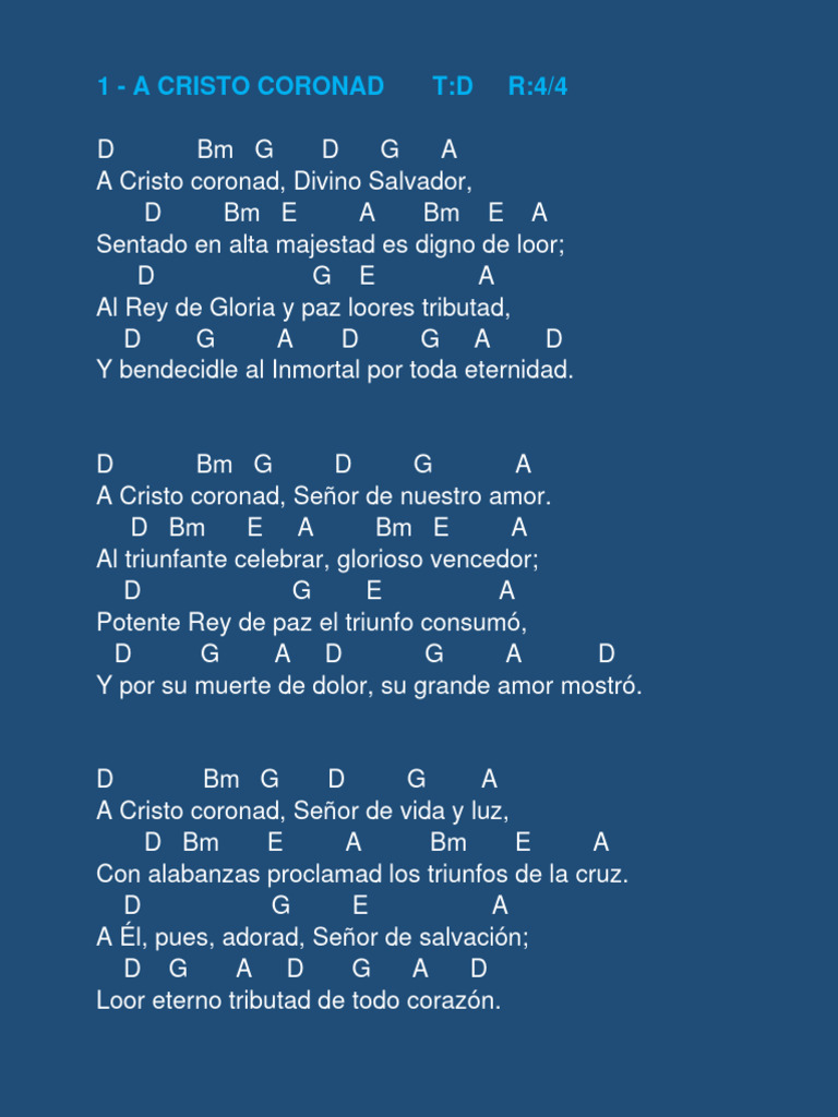 Himnos Con Acordes | PDF