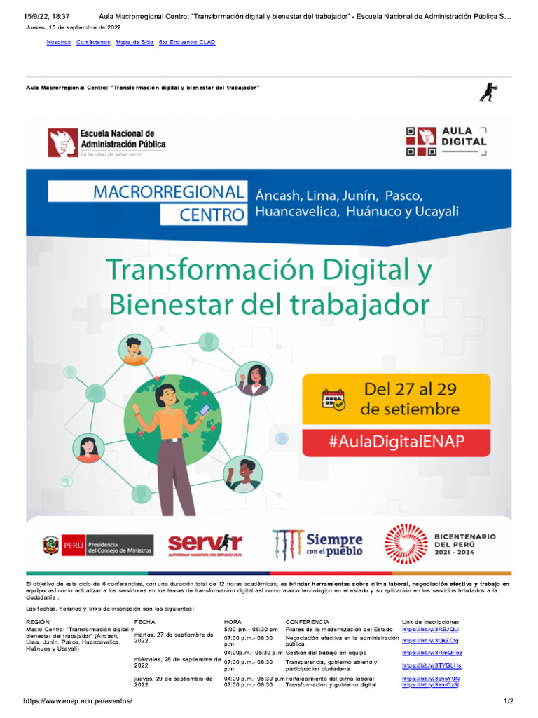Aula Macrorregional Centro - "Transforma.. | PDF