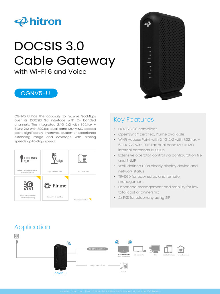 Datasheet 2023 CGNV5 U - 0718 | PDF