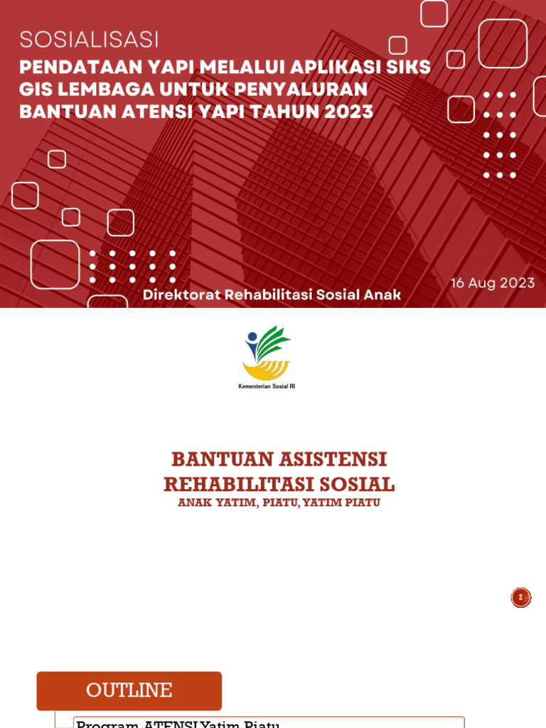 Paparan Atensi Yapi 2023 - Upt - Lembaga | PDF