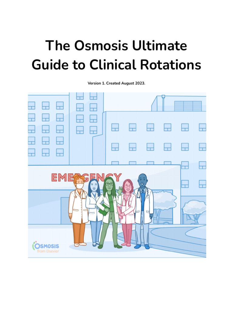 Guideline Clinical Rotations | PDF | Residency (Medicine) | Medical School