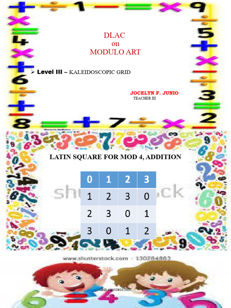 Kaleidoscopic Grid Design in Modulo Art | PDF | Home & Garden