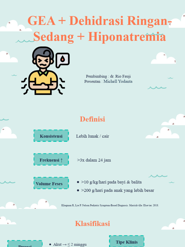 LAPKAS GEA+ Dehidrasi Ringan-Sedang + Hiponatremia | PDF