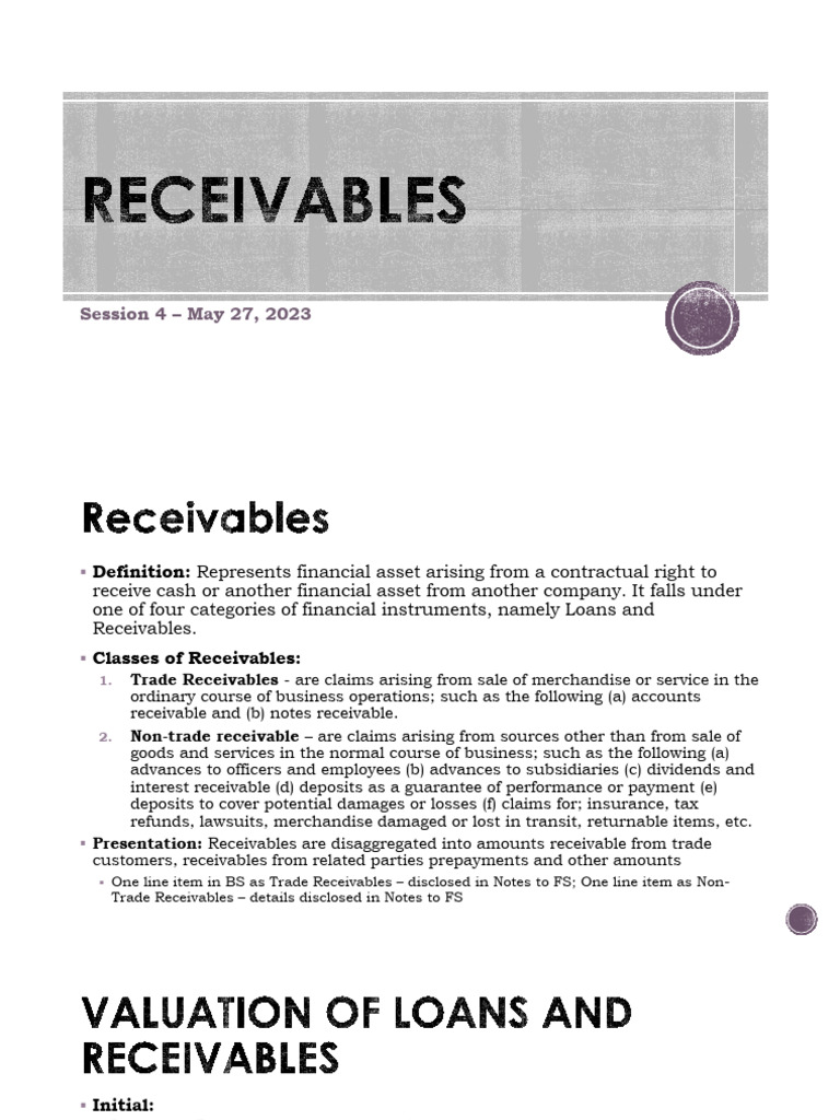 Accounting Pdf Bad Debt Interest