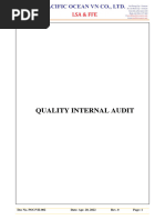 Internal Audit Planning Memorandum Template | PDF