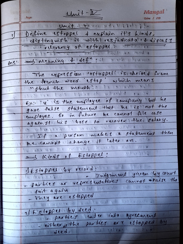 Evidence Unit 4 | PDF