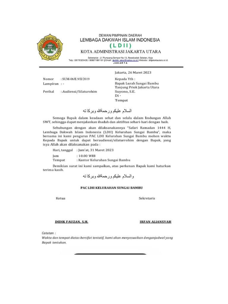 contoh-surat-audiensi | PDF