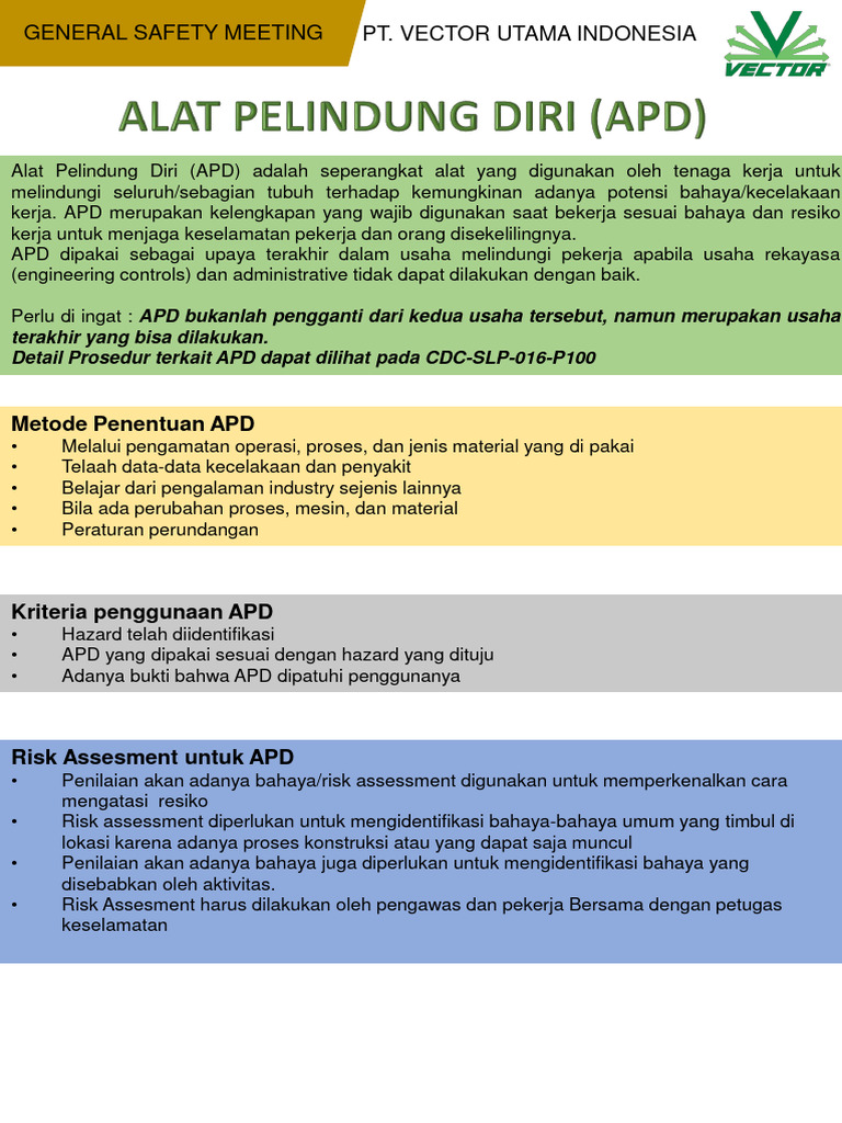 Alat Pelindung Diri | PDF