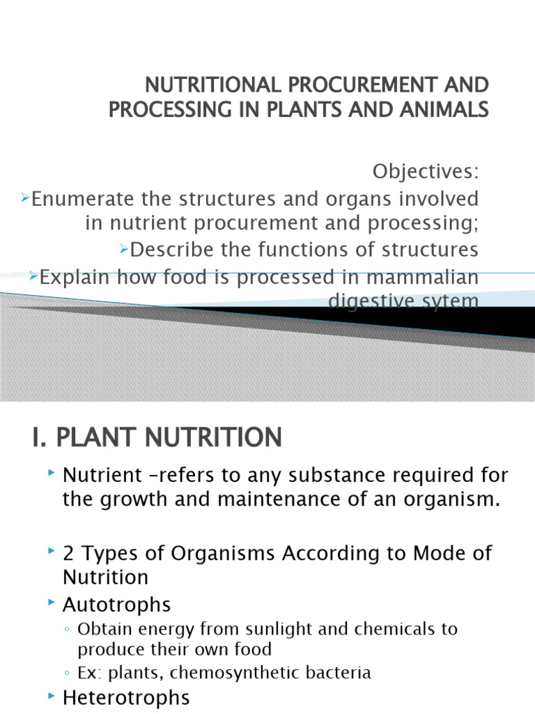 1 Plant Nutrition | PDF