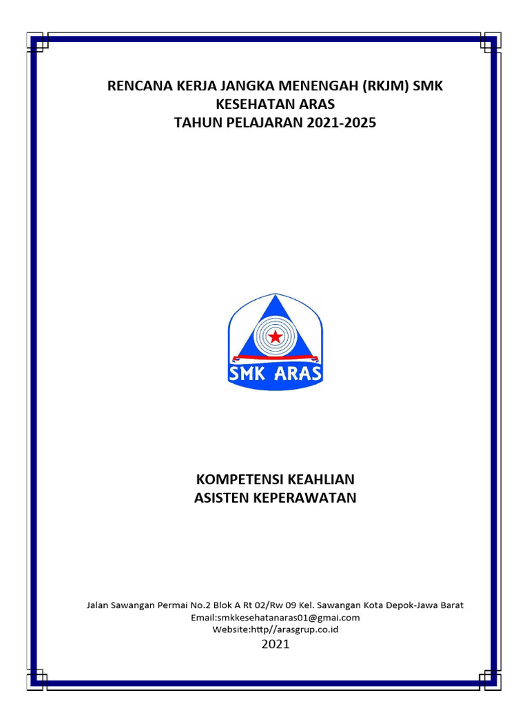 RKJM ARAS 2021 Rev Caul Revisi Sore (1) (2) MALAM | PDF