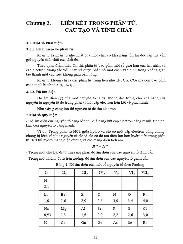 Hoa Lien Ket Hoa Hoc | PDF