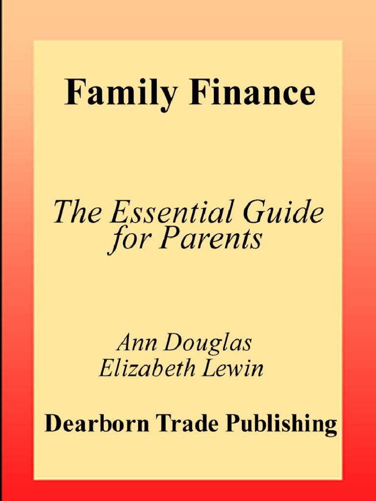 Family Finance Guide for Parents | PDF | Credit | Finance & Money ...