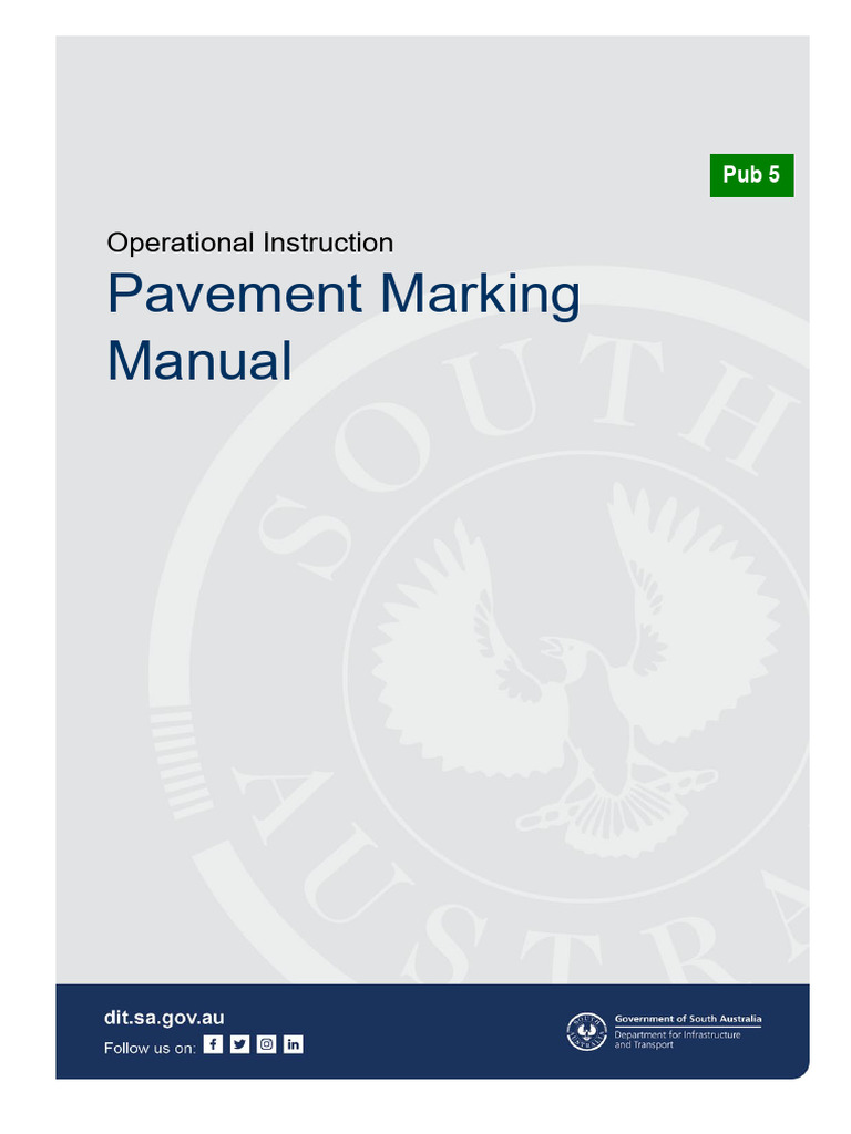 Pavement Marking Operational Manual | PDF | Road | Traffic