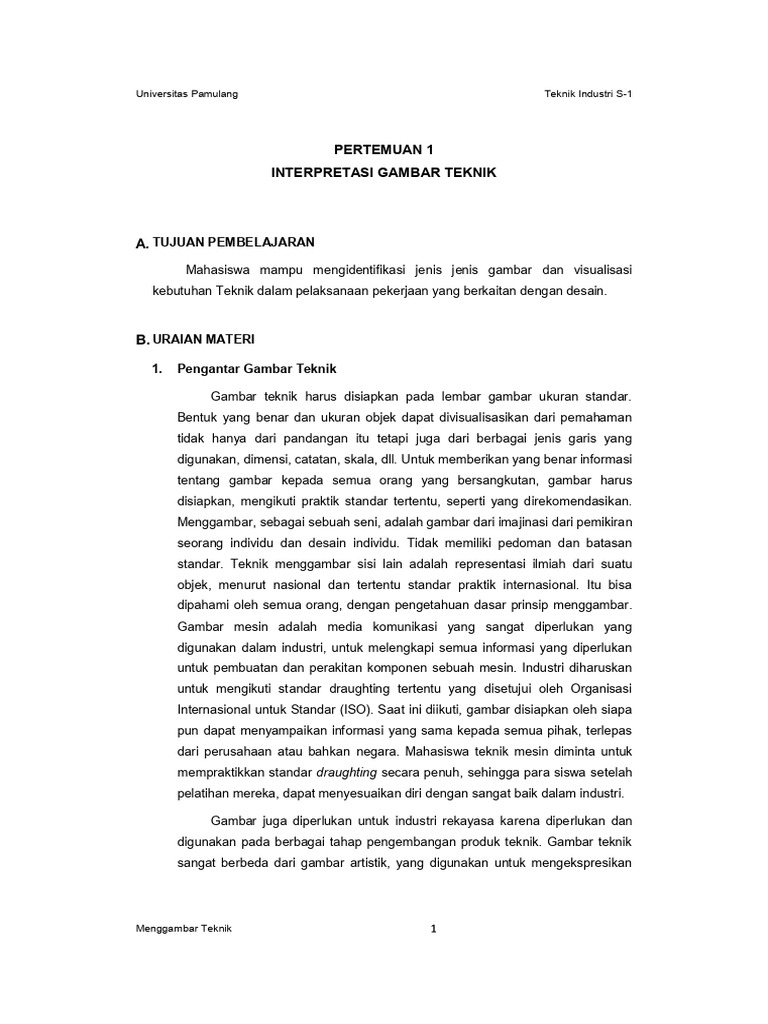 Interpretasi Gambar Teknik Otomotif | PDF | Seni | Komputer