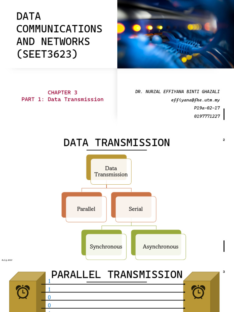 Ch3 Part 1 Data Transmission | PDF