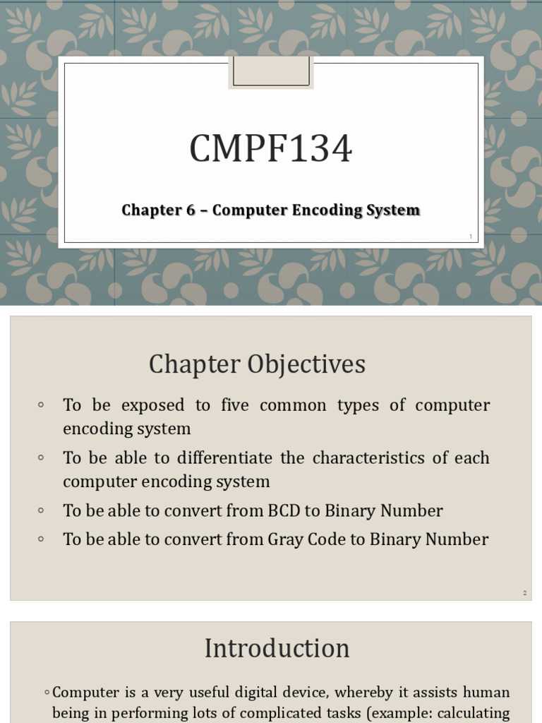 Chapter 6 Computer Encoding System Pdf Binary Coded Decimal Character Encoding
