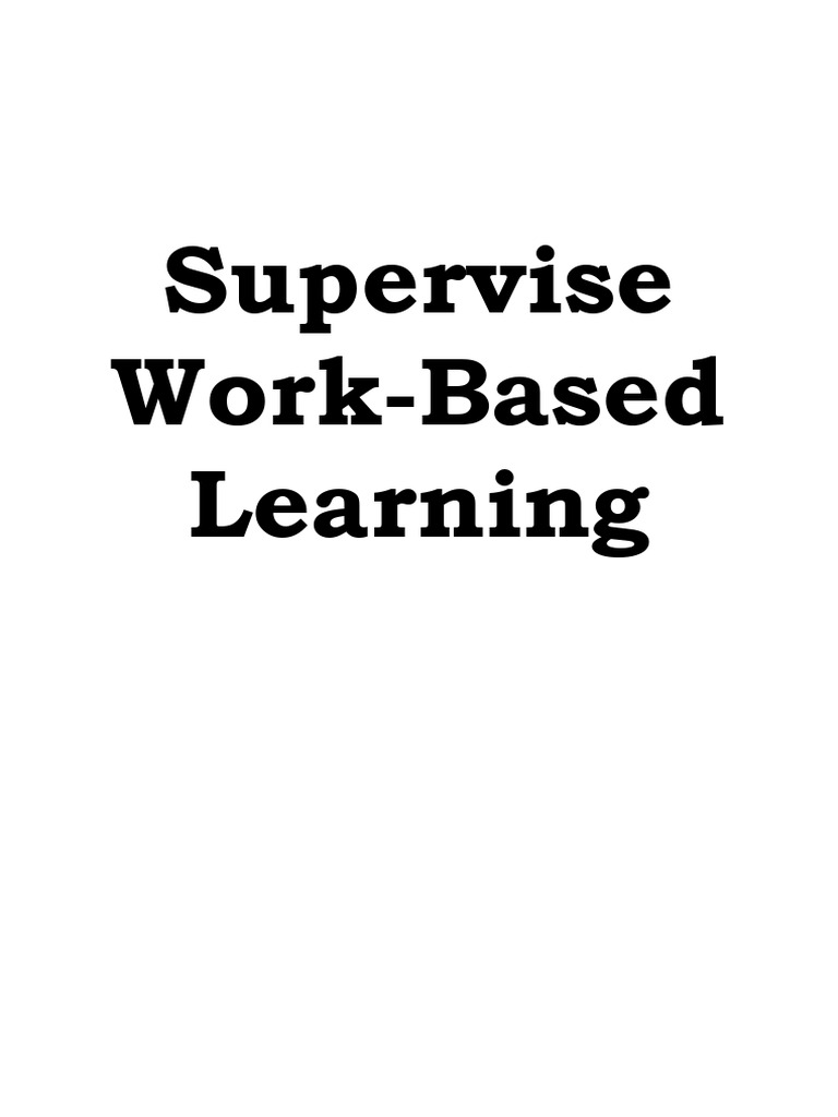 4.-Supervise-Work-Based-Training-FINAL MJ | Download Free PDF ...