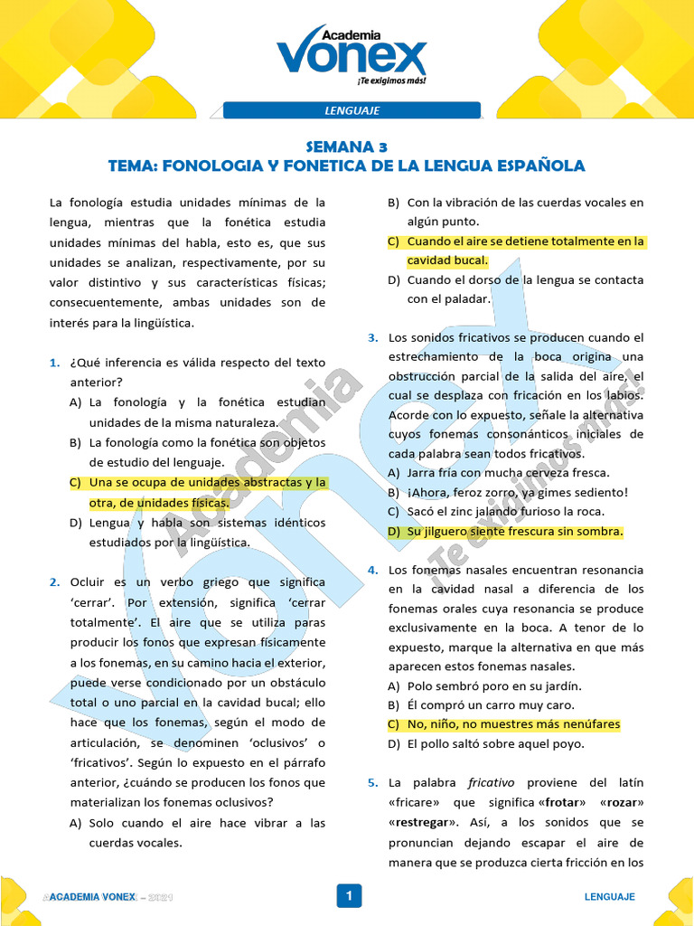 Fonología y Fonética en Español | PDF | Fonema | Fonética