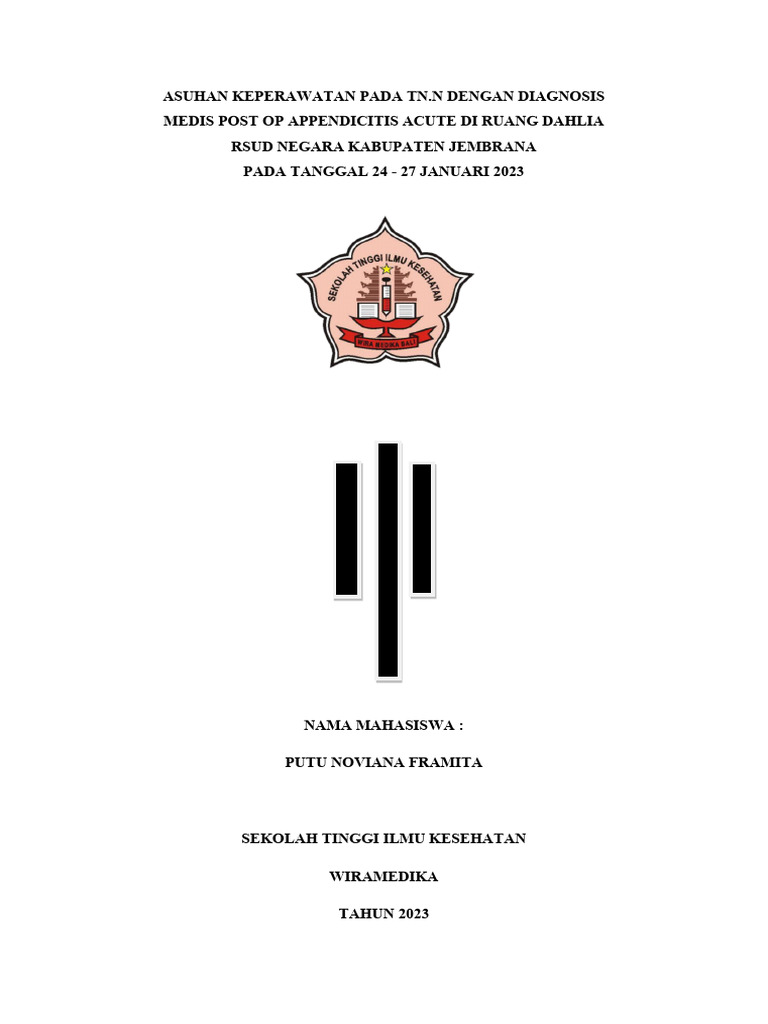 Askep Apendik (Putu Noviana) | PDF