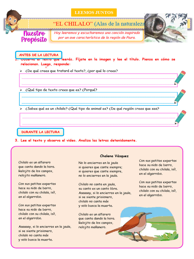Leemos Juntos El Chilalo | PDF
