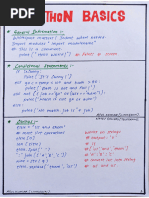 Python Handwritten Notes | PDF