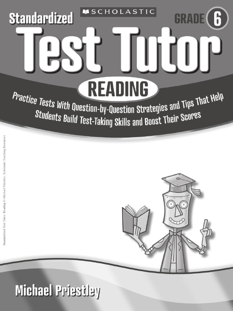Standardized Test Tutor Reading Grade 6 | PDF