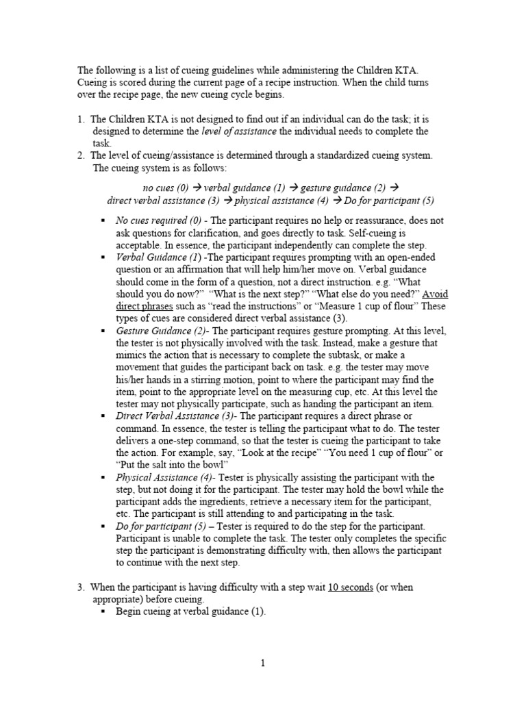 CKTA Cue Admin Guidelines 5 08 | PDF | Spoon | Teaspoon