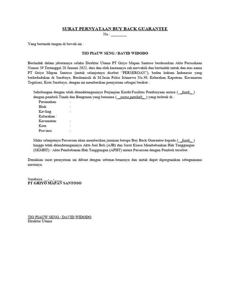 Covernote - Buyback | PDF