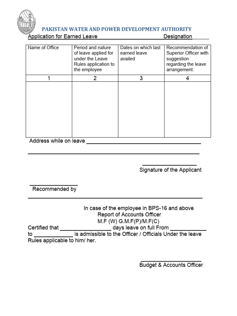 Earned Leave | PDF | Pakistan