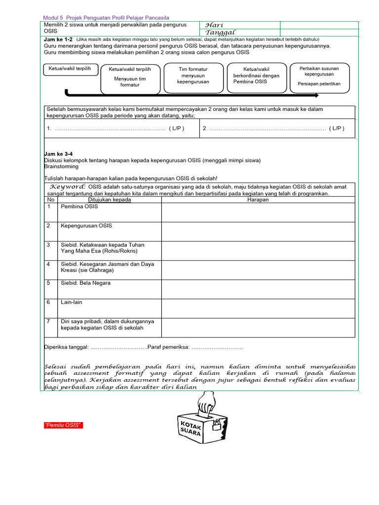 Modul P5 Kelas 8 Minggu 3 | PDF