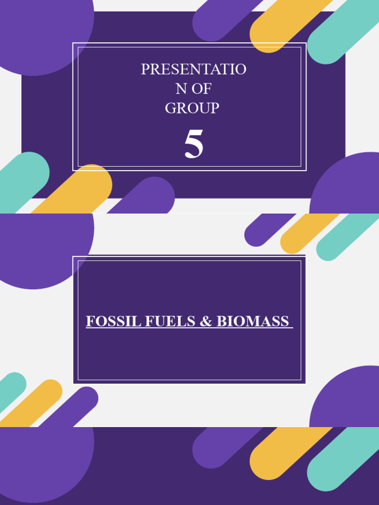 Fossil Fuels and Biomass Overview | PDF