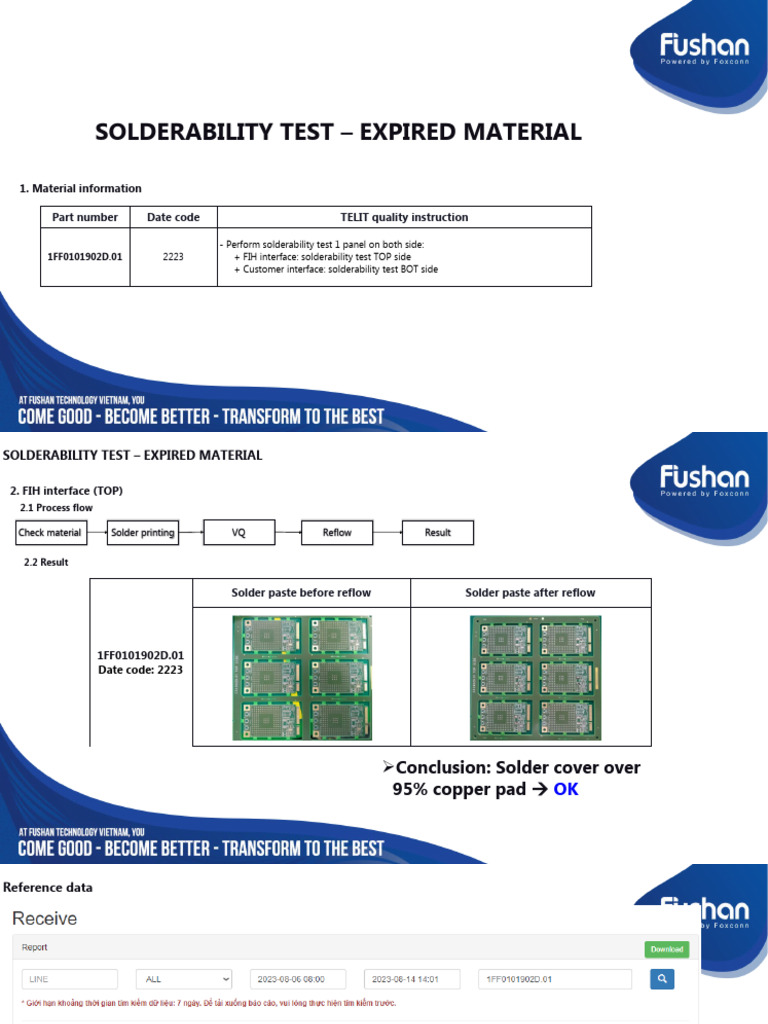 1FF0101902D.01 DC 2223 Solderability Test | PDF
