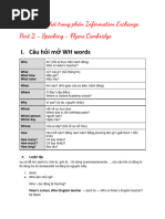 Lý thuyết về Ving - Ved + Bài tập | PDF