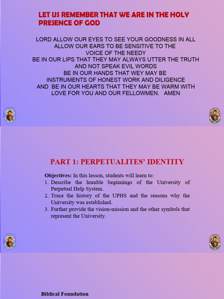 FCL1 Topic 1 Prelim - History of Uphs | PDF | Wellness