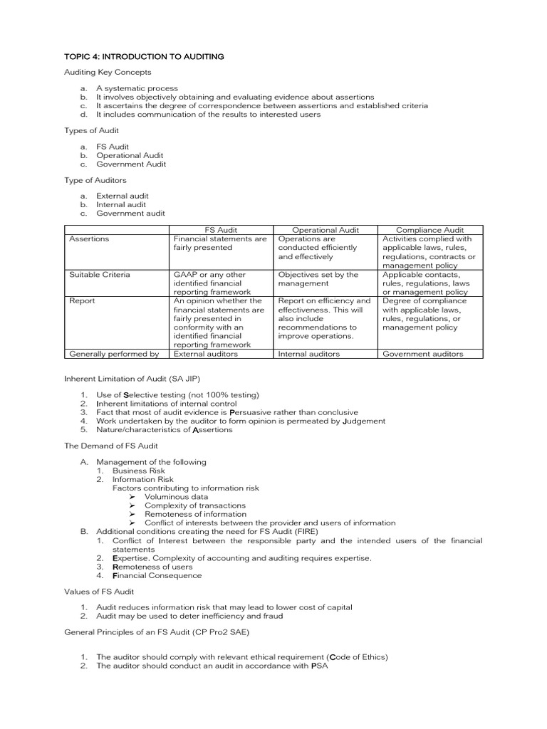 Auditing Basics for Beginners | PDF | Finance & Money Management