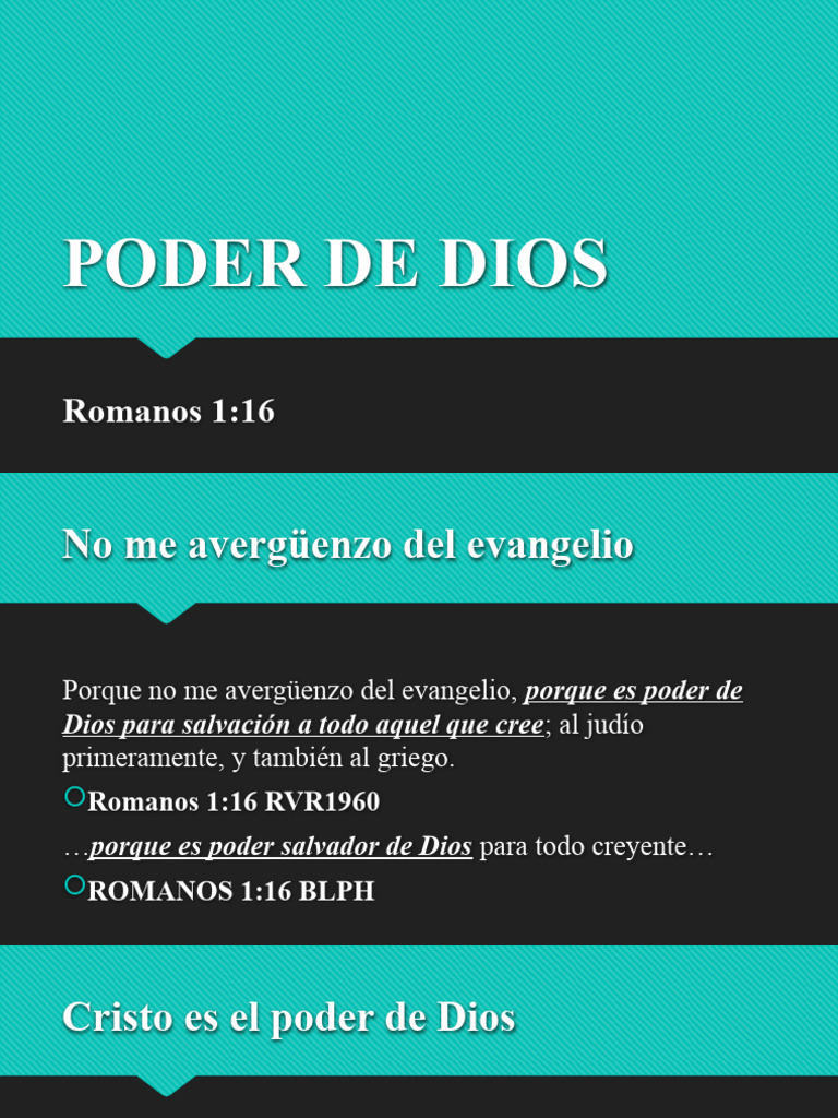 Poder de Dios | PDF