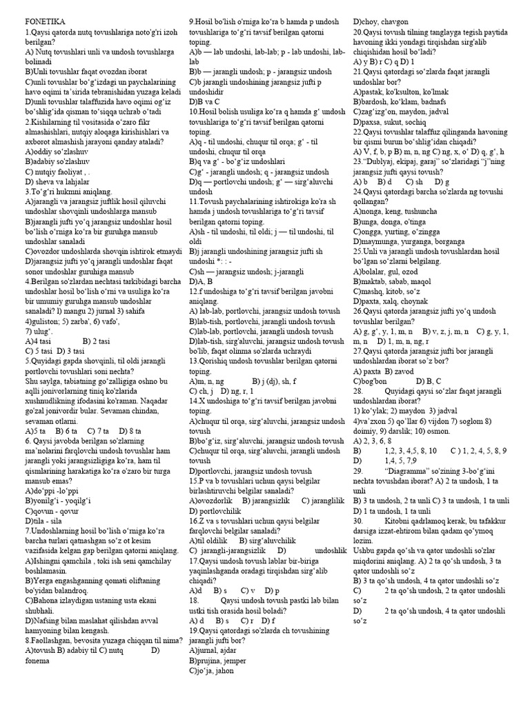 FONETIKA | PDF