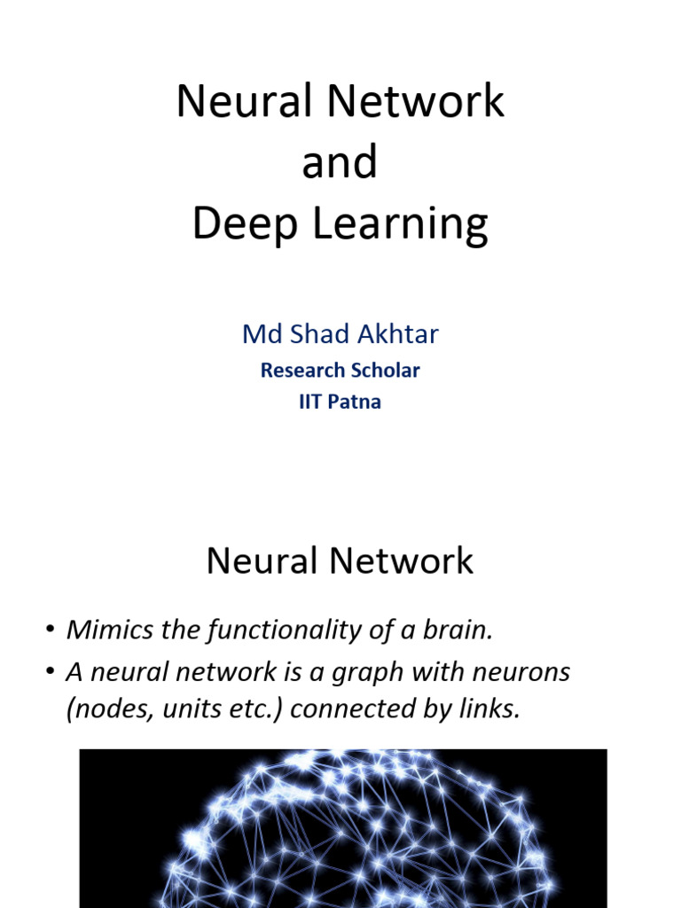 NN DL | PDF | Artificial Neural Network | Computational Neuroscience