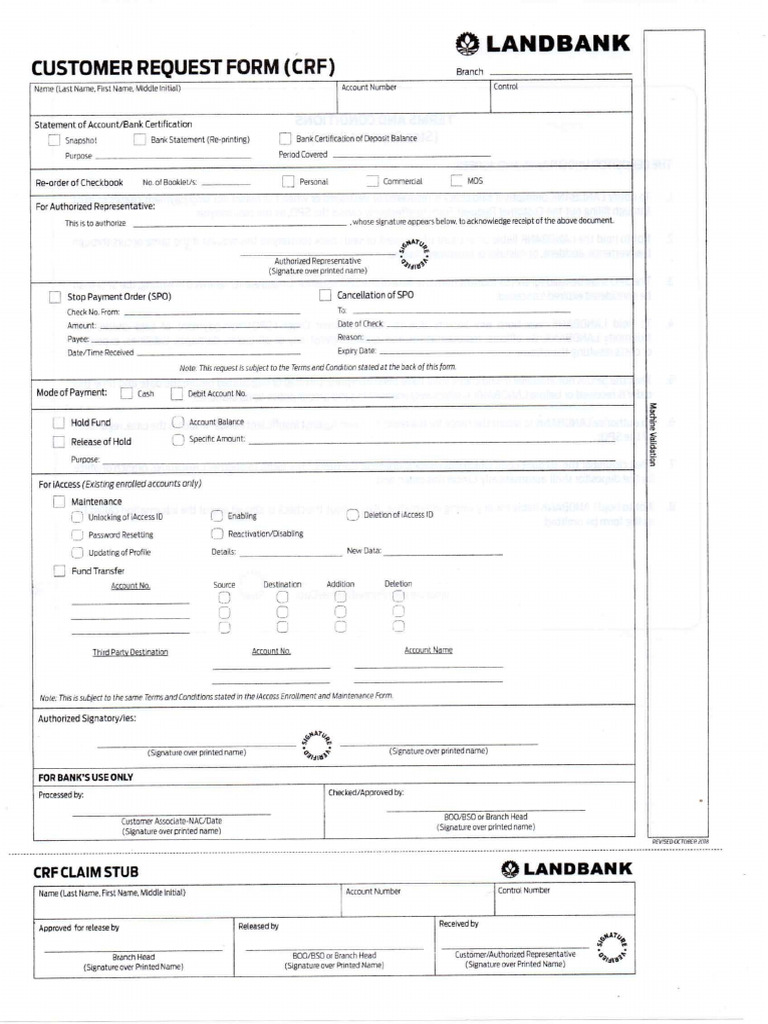 LBP Front Request Snapshot | PDF