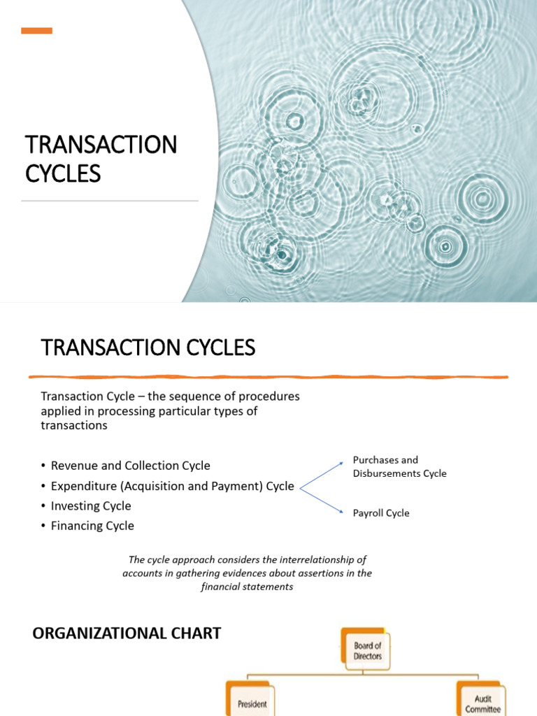 Lec 5 Transaction Cycles | PDF