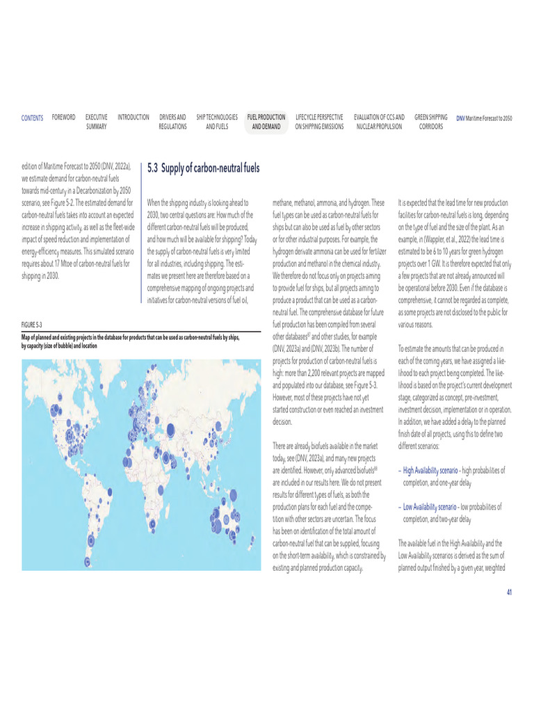DNV - Maritime - Forecast - 2050 - 2023-Report Part2 | PDF