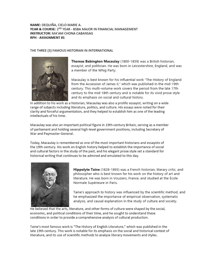 Assignment #1 RPH | PDF | Classics