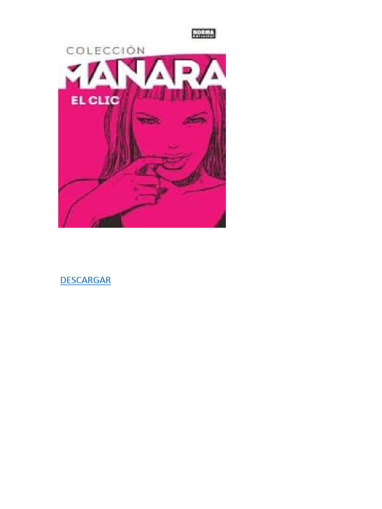 Coleccion Manara 1. El Clic Edicion Integral | PDF