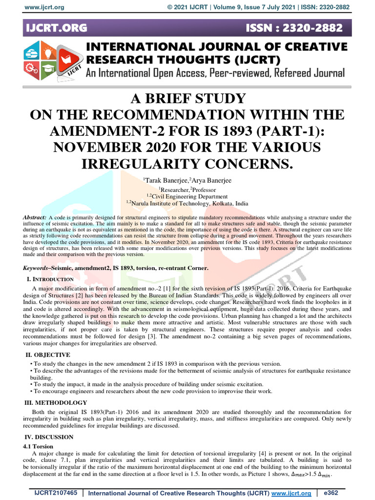 Comaprison Bte All Irregularities in Amendment and Code | PDF ...
