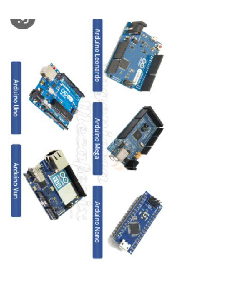 Tipos de Arduino | PDF Tipos de Arduino | PDF
