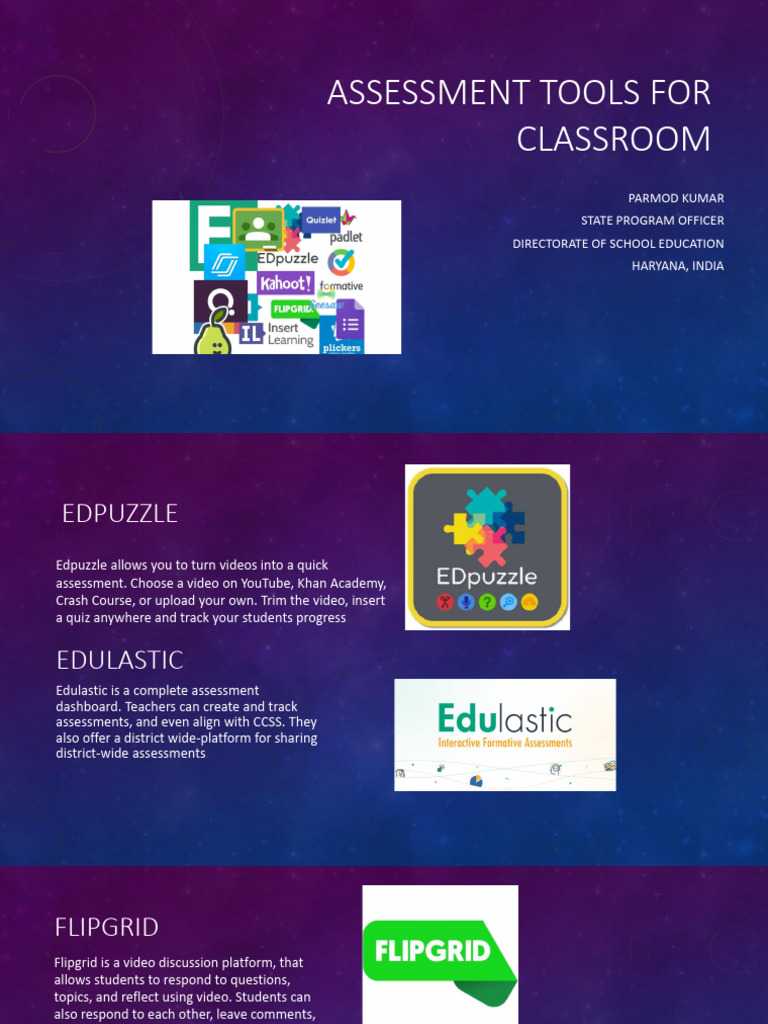 Classroom Assessment Tools Overview | PDF | Computing | World Wide Web