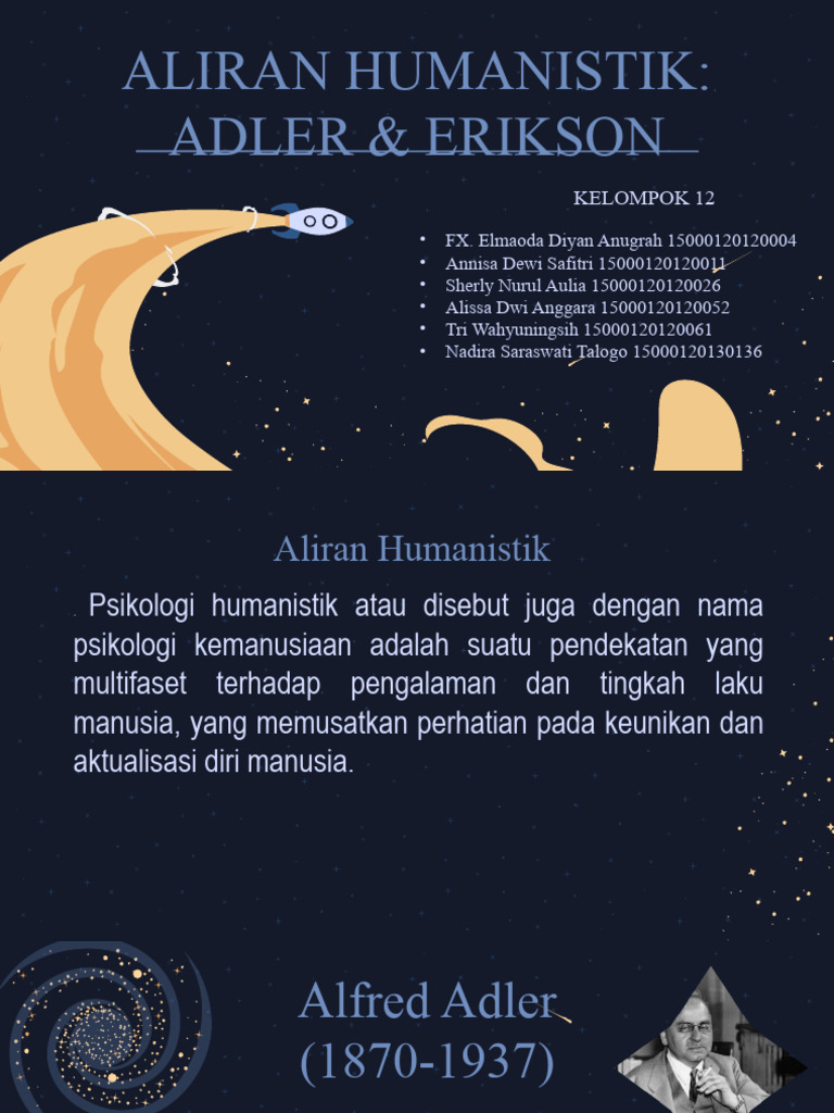 Teori Humanistik Adler & Erikson | PDF | Filsafat