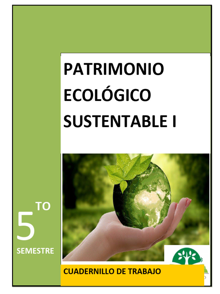 Cuadernillo Patrimonio Ecológico Sustentable Final Unidad 2 | Descargar gratis PDF | Ecología ...